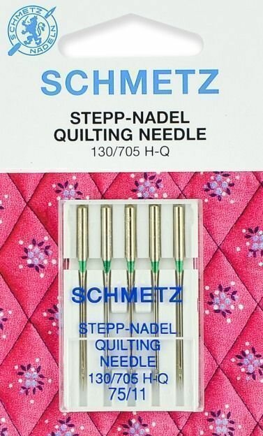 Иглы Schmetz для квилтинга №75 5шт. 130/705H-Q