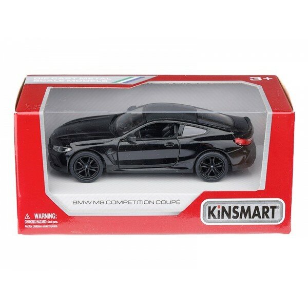 Машинка игрушечная Kinsmart BMW M8 Competition Coupe 1:38 (черная), арт. КТ5425/3