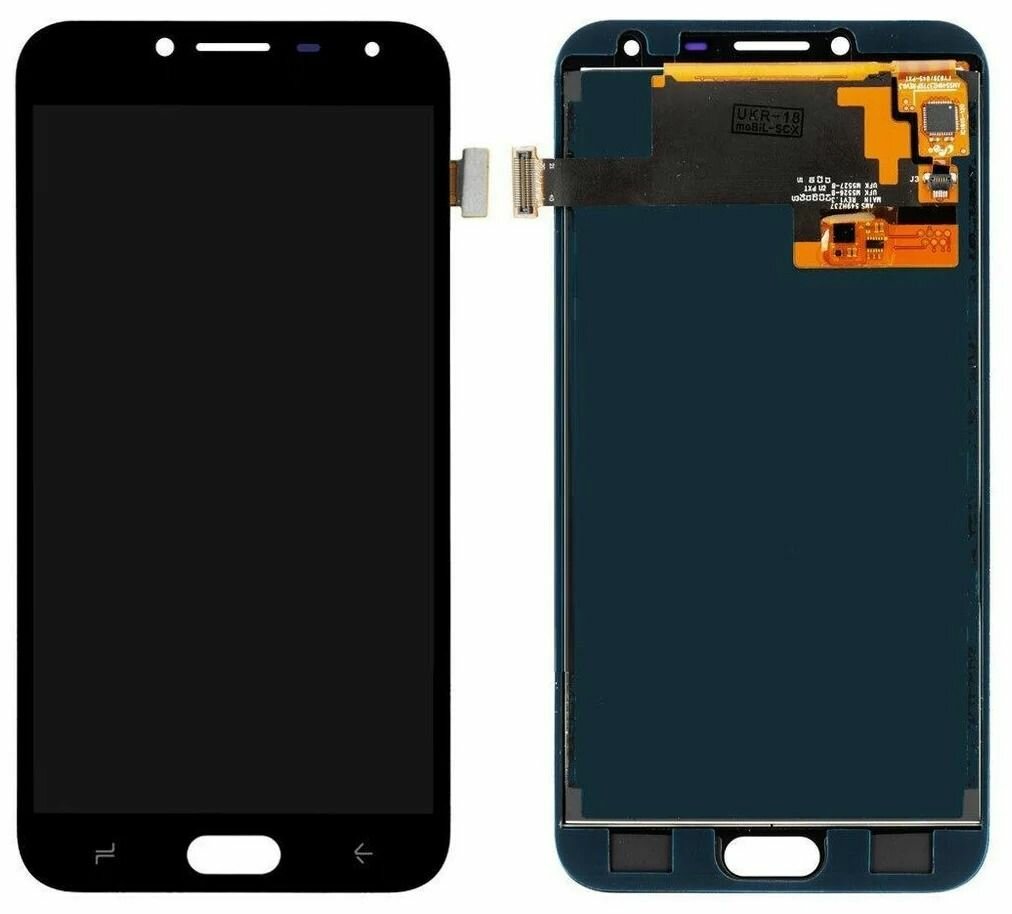 Дисплей Samsung Galaxy J4 2018/SM J400 с сенсором черный (OLED)