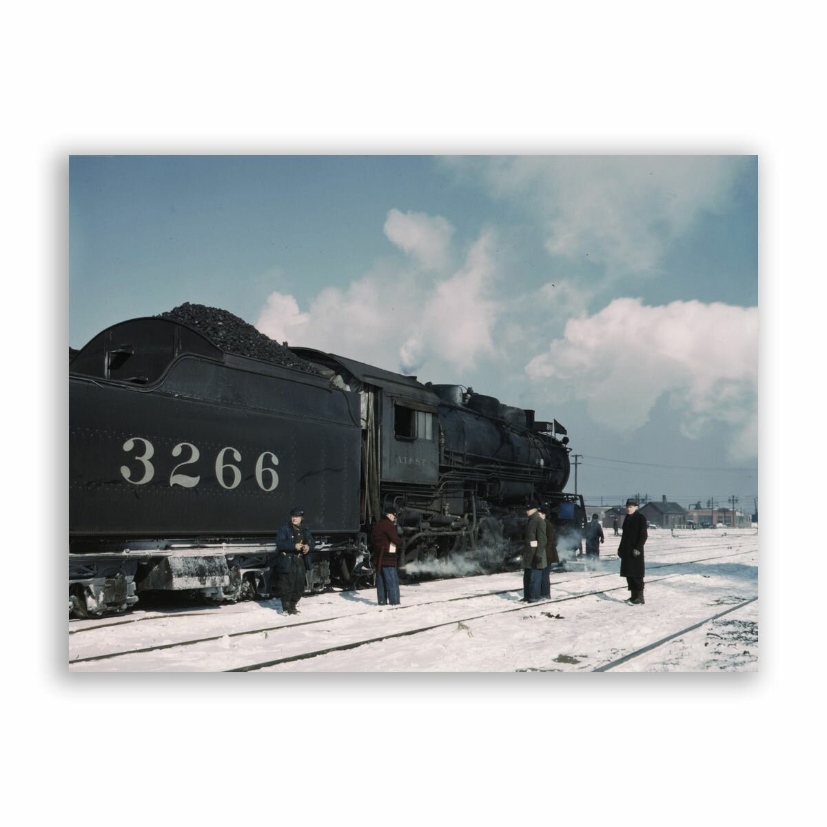 Постер, плакат на бумаге / Американские индустриальные ретро фотографии / Размер 40 x 53 см