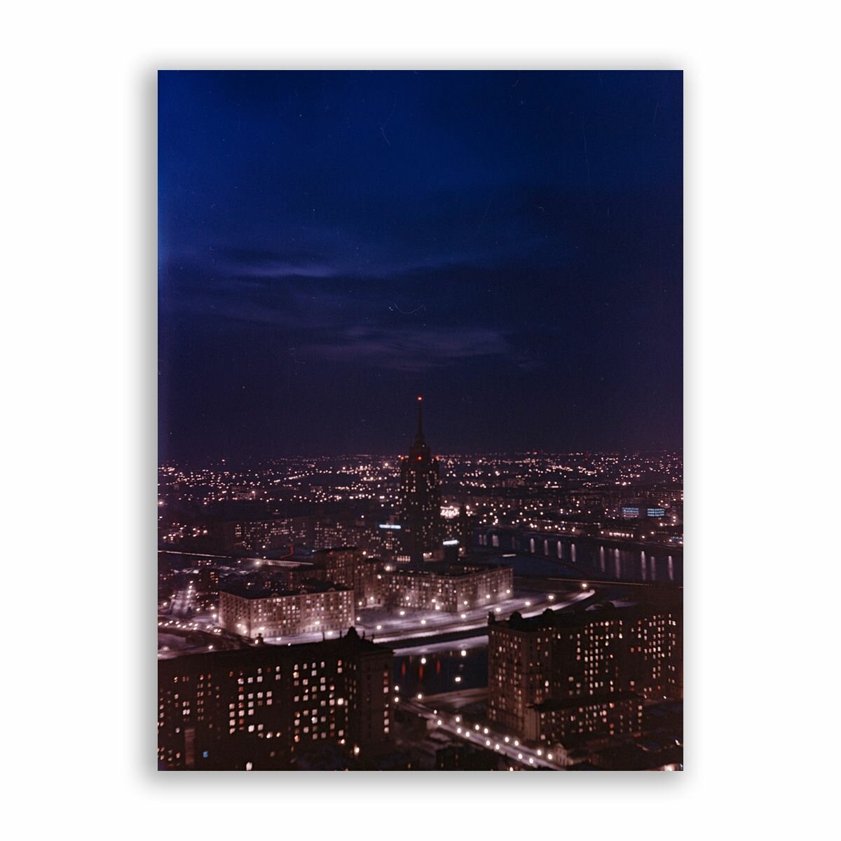 Советский постер, плакат на бумаге / Старая Москва / Размер 40 x 53 см