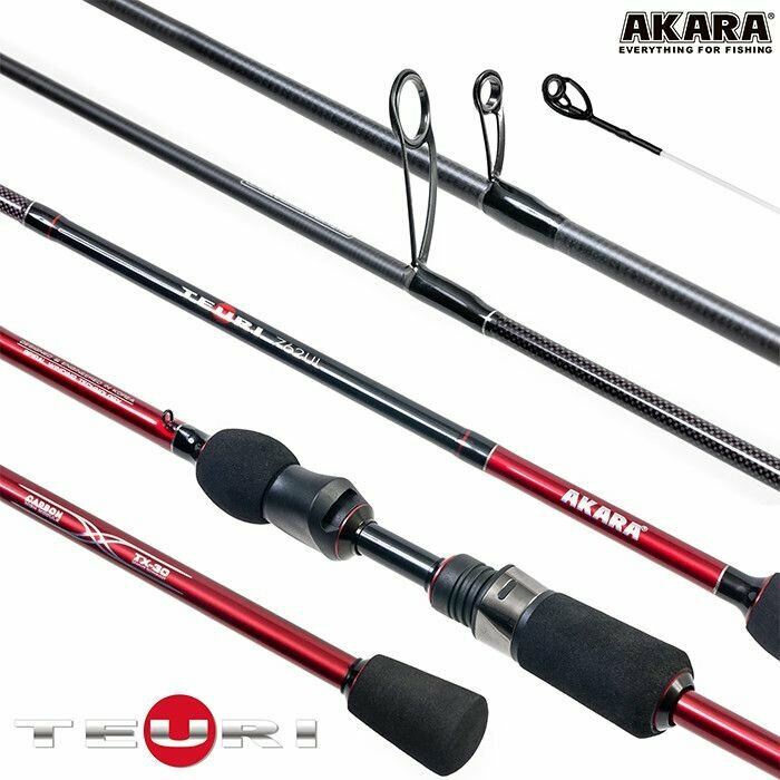 Спиннинг Akara Teuri ULS762 TX-30 (0,6-7) 2,3 м