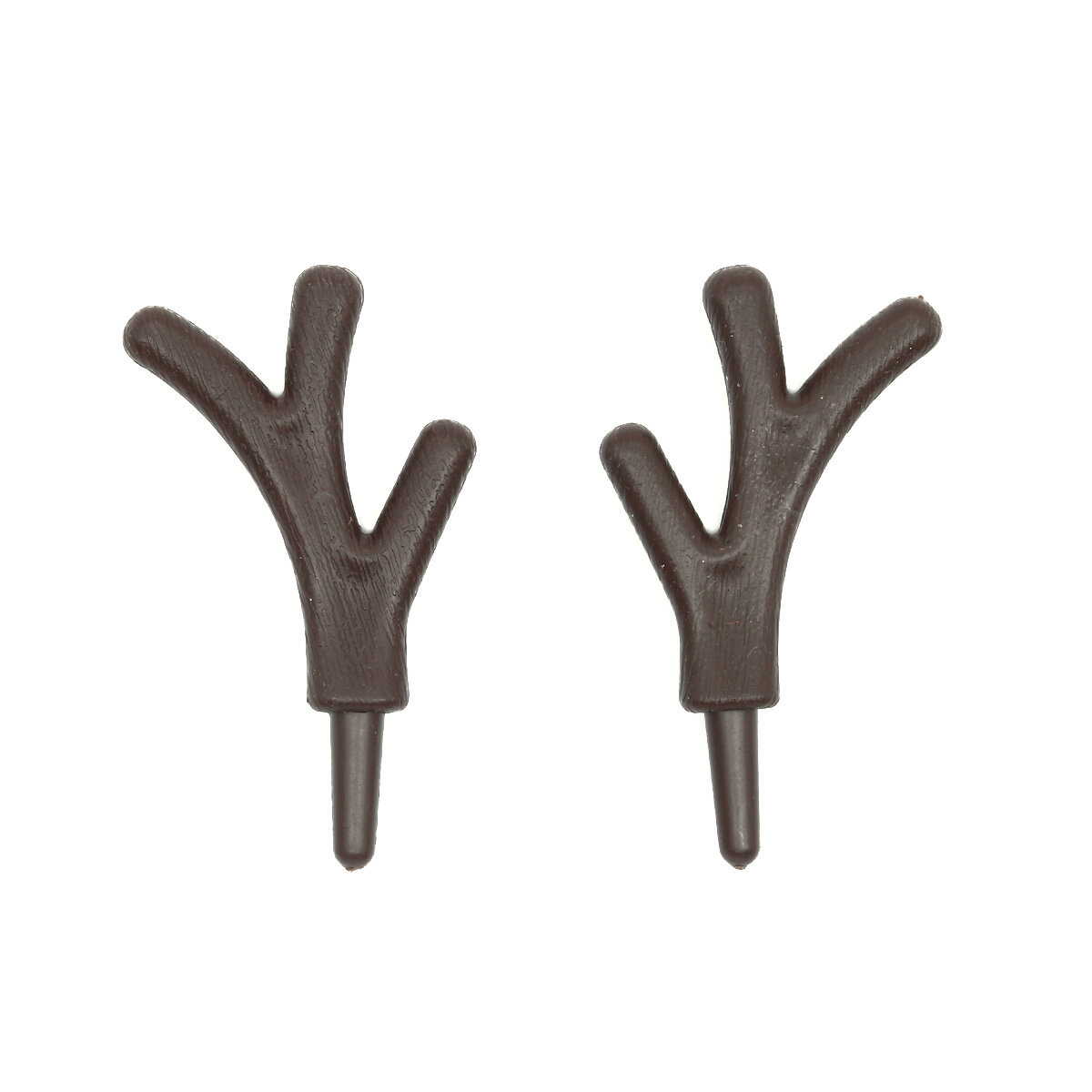 28890 Фурнитура для игрушек Оленьи рожки 5х4 см, пластик, 2 шт (коричневый)