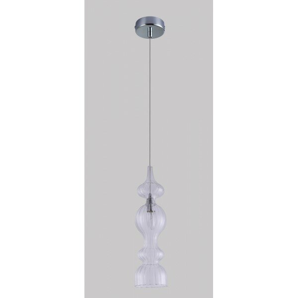 Подвесной светильник Crystal Lux IRIS SP1 A TRANSPARENT Хром