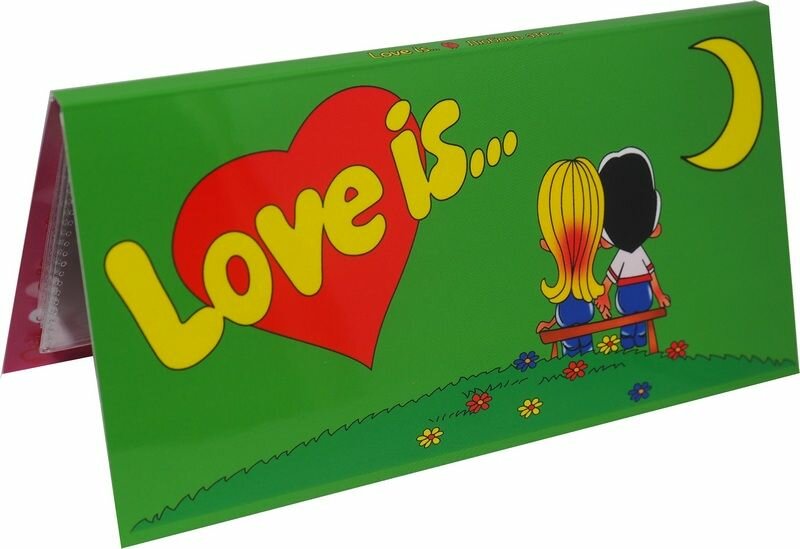 Буклет для вкладышей (зеленый) LOVE IS. История любви