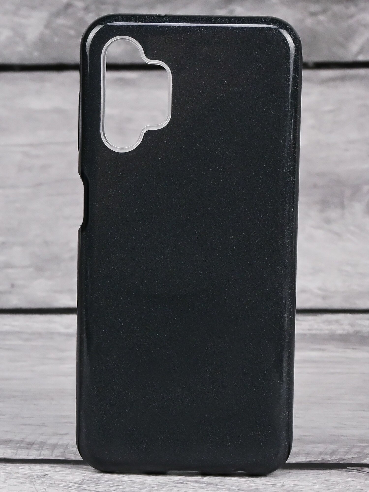 Силиконовый чехол бампер на смартфон Samsung Galaxy A13 4G переливающийся с блестками, защитная блестящая накладка для телефона Самсунг Галакси а13