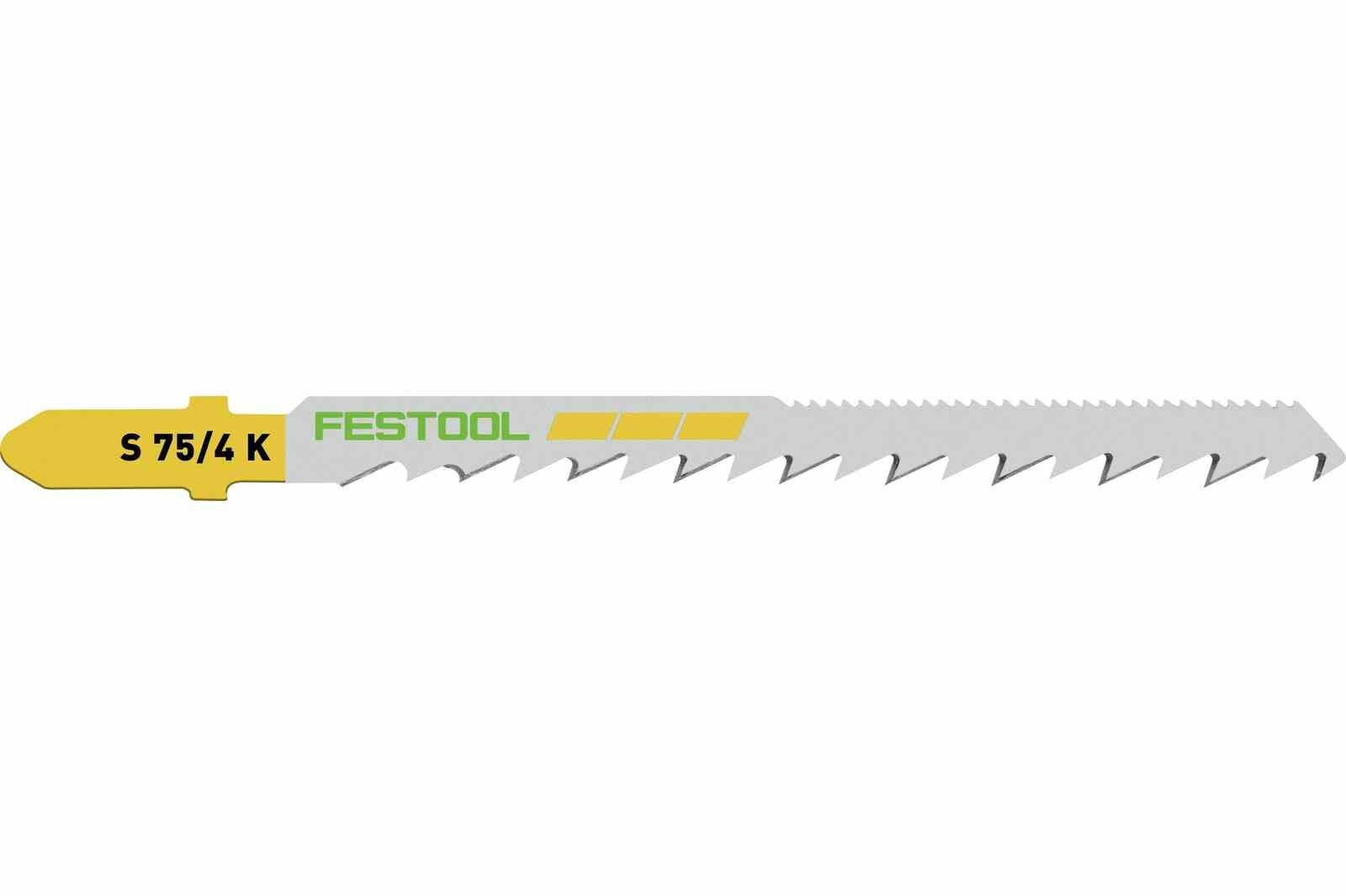 Пильное полотно для лобзика S 75/4 K FESTOOL Фестул 204265 2шт.