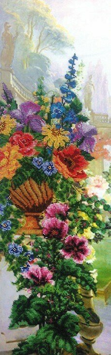 Набор для вышивания FeDi #КВ708 Теплый вечер, Вышивка бисером, 24 х 79 см