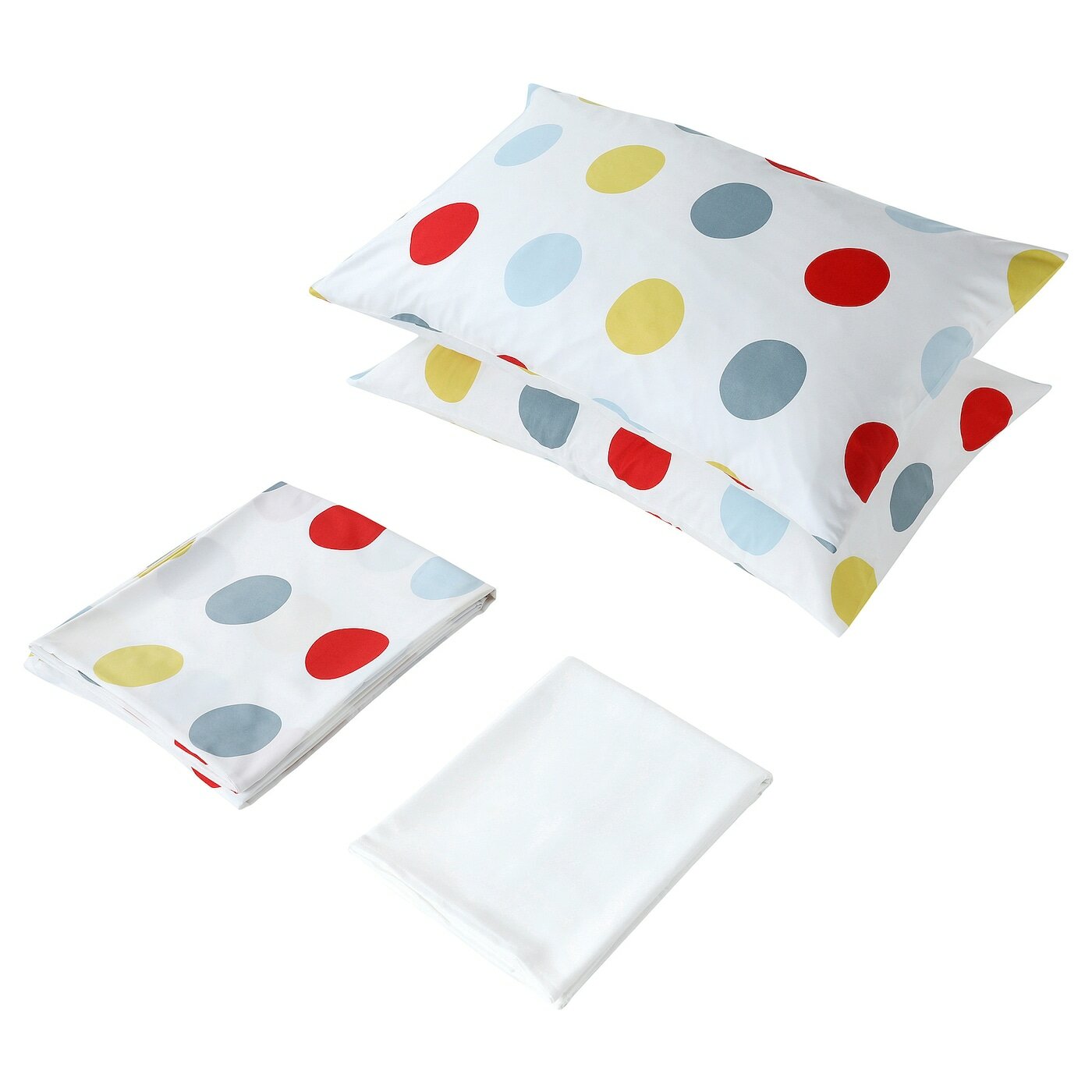 Комплект постельного белья 2-х спального бруксвара икеа в горох