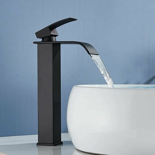 Кухонный смеситель однорычажный накладной водопадный смеситель для ...