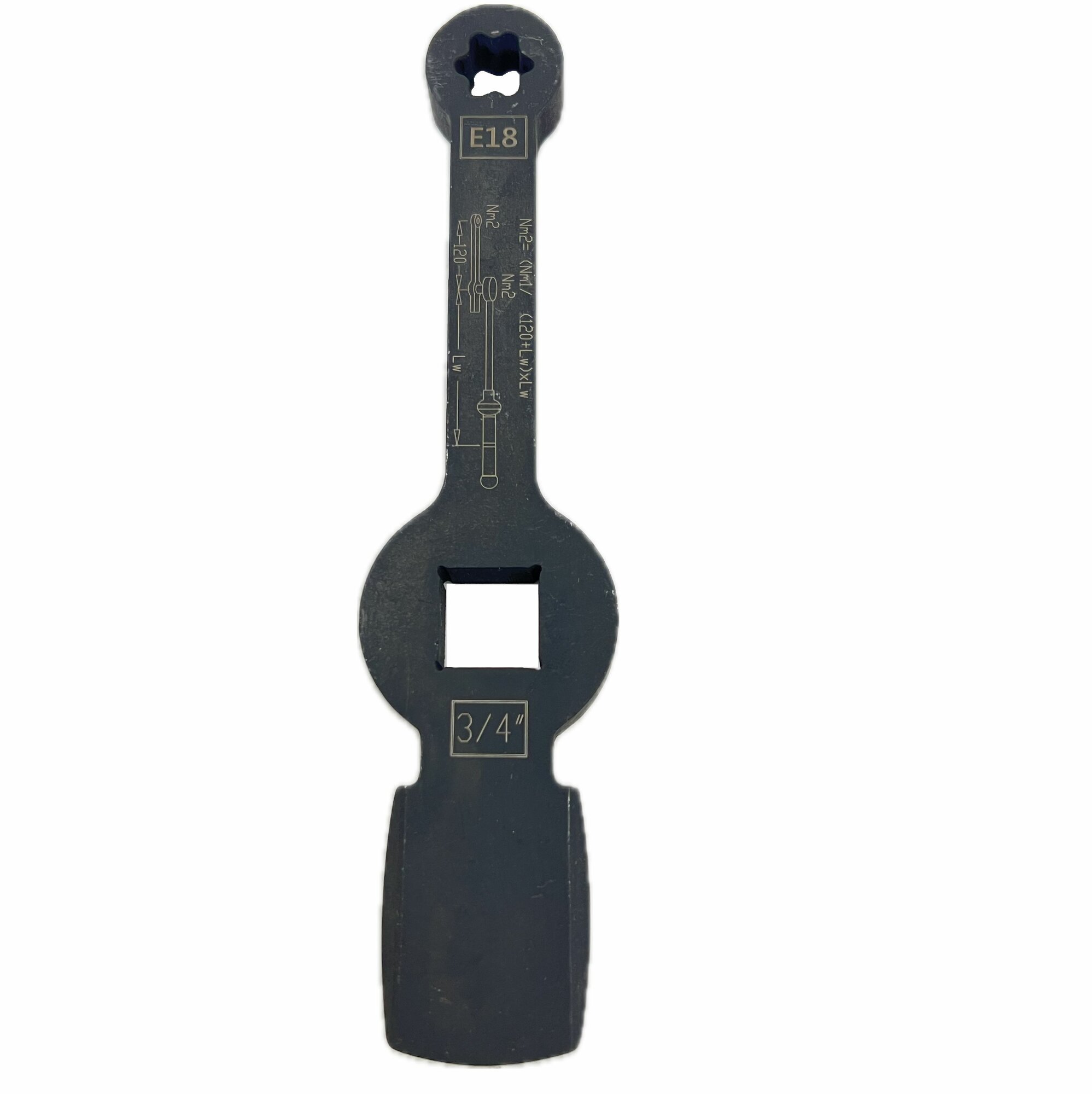 Ключ для тормозных суппортов Е18 -3/4" 3149