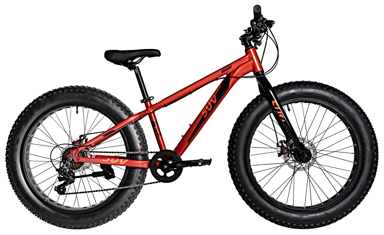 Подростковый велосипед Novatrack SUV 24" (2024) 13" Коричневый (137-152 см)