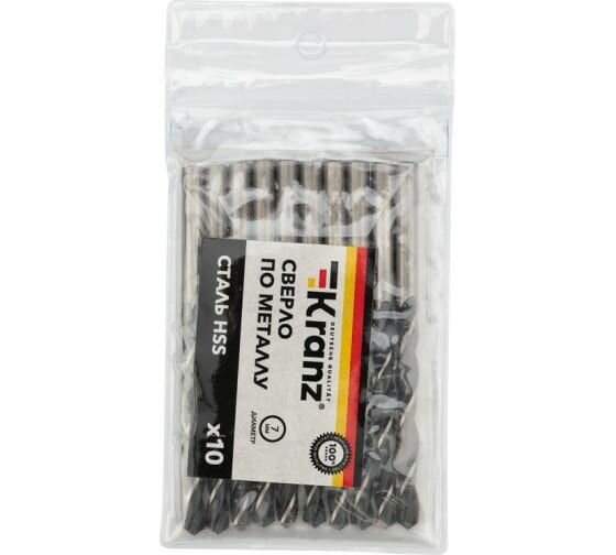 Сверло по металлу KRANZ kr-91-0623