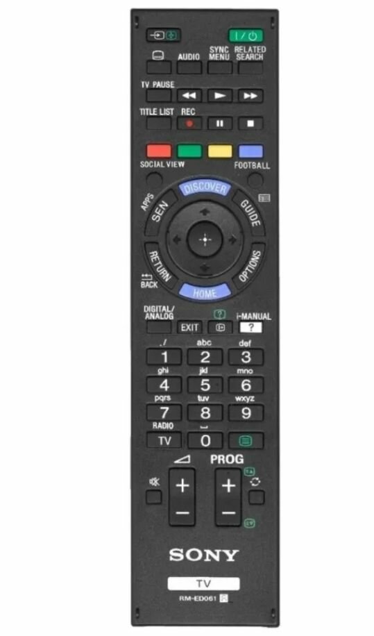 Пульт RM-ED061 для SONY/сони/со телевизора /rm-ed060 , RC