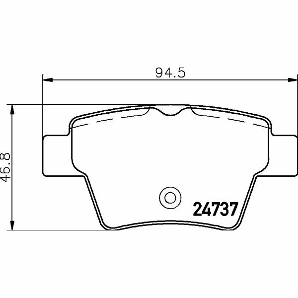 Колодки тормозные дисковые комплект Citroën Peugeot, MINTEX MDB2951 (1 шт.)