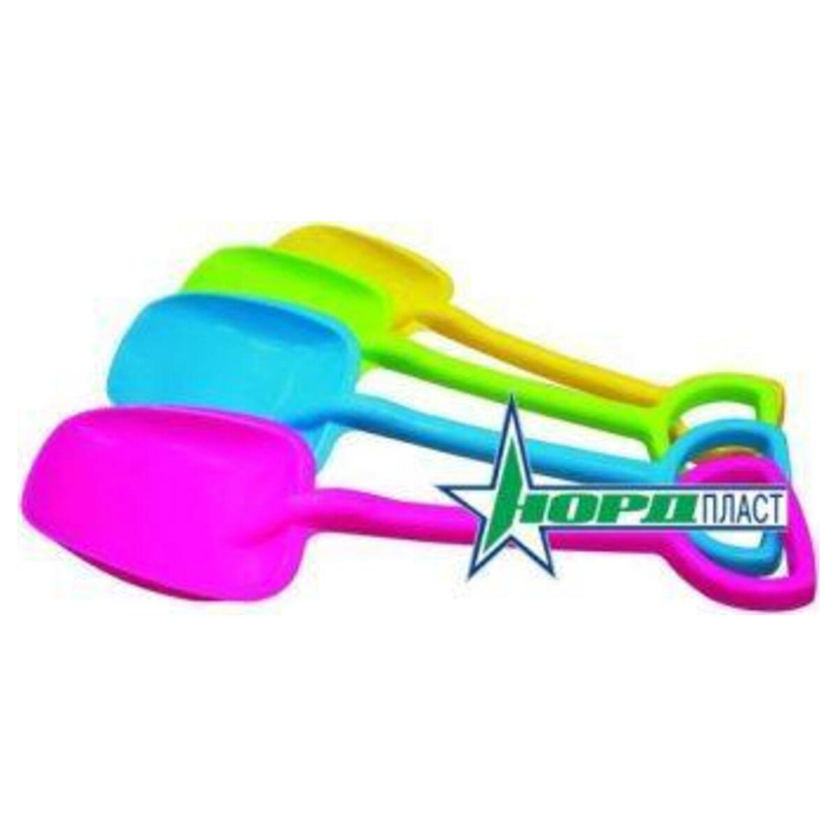 Нордпласт детская лопата 6.5 х 15 х 48 см из прочного пластика в ассортименте 106437-LV20