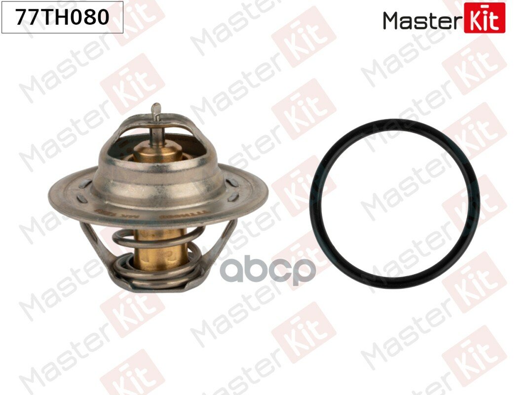 Термостат Audi A38L1 9606Skoda Octavia II1Z3 0413VW Golf V1K1 0309 87°C MasterKit арт. 77th080