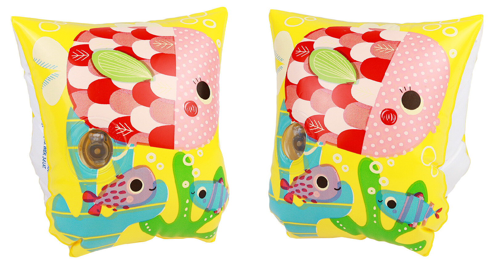 Детские надувные нарукавники INTEX "Морские обитатели" для плавания и купания в бассейне и на море, 23х15 см, 3-6 лет