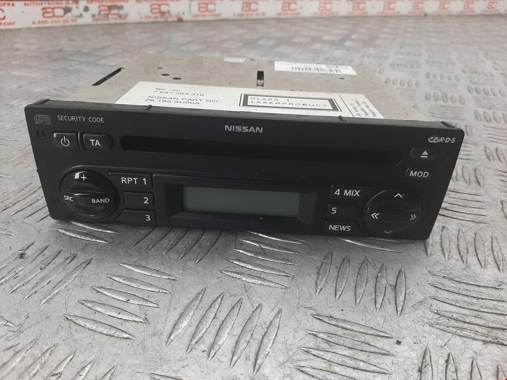 Магнитола Nissan Note (E11) 281859U00A арт. 701856