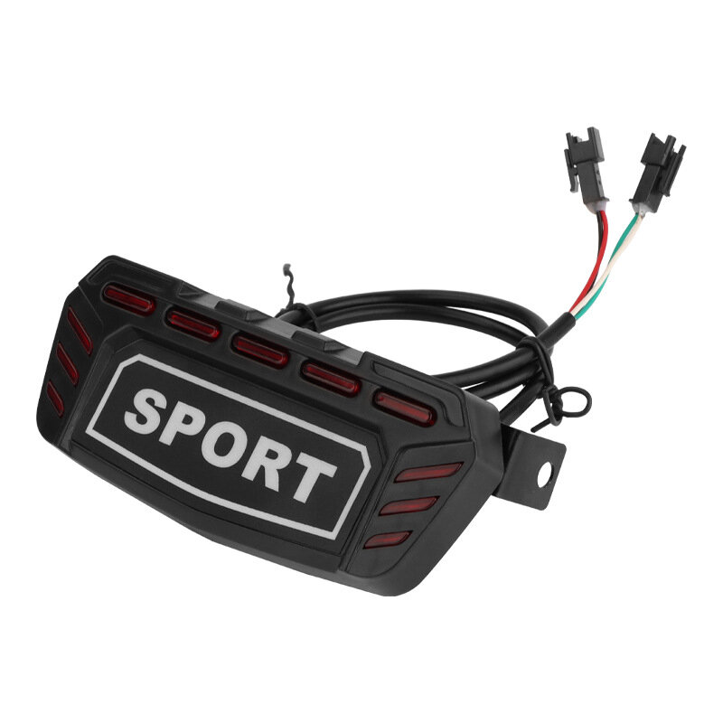 Задняя фара стоп сигнал MyPads с поворотником для электросамоката KUGOO M4 / M5 с креплениями