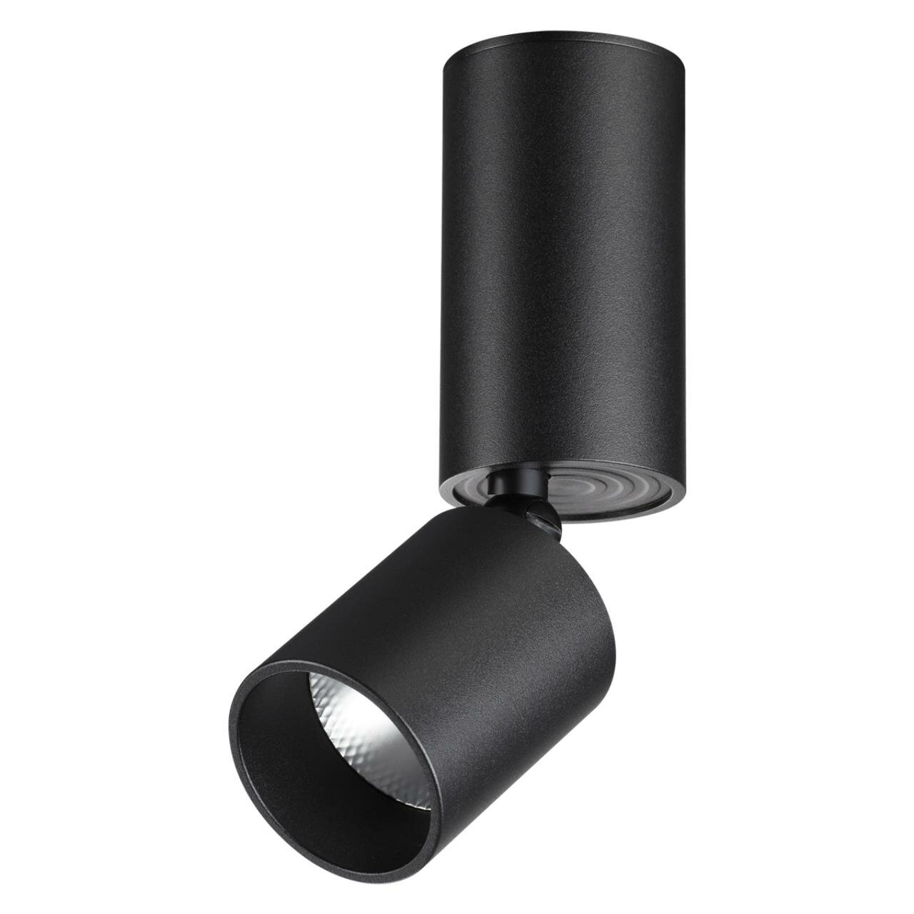 359317 OVER NT24 370 черный Светильник накладной светодиодный IP20 LED 10W 85-265V 3000K 1100Лм TUBO Novotech