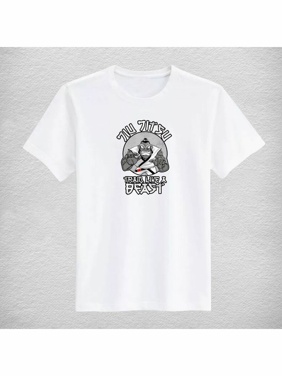 Футболка jiu jitsu жиу житсу горилла