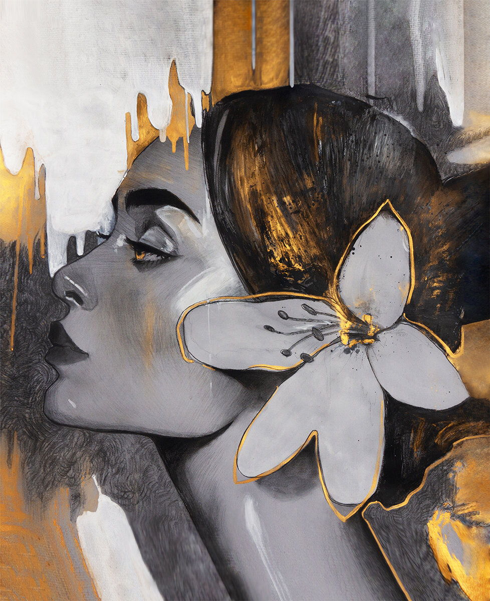 Фрея PCF-04-AS27 Картина на холсте с подрамником 40x50 см Грация взгляда