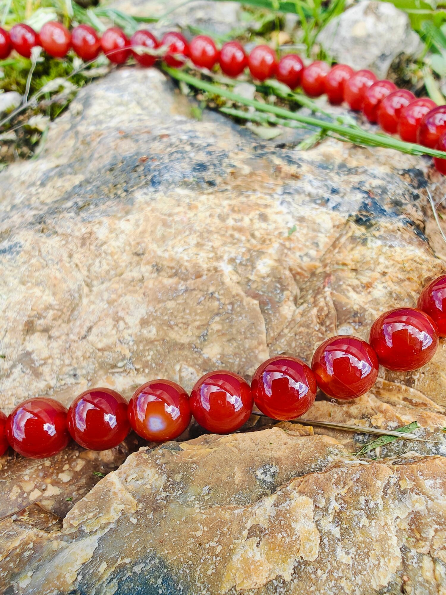 Сердолик бусины шарик 8 мм, 36-38 см/нить, около 46 шт, для браслетов, бус, украшений