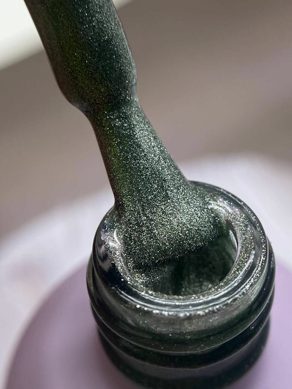 Гель лак для маникюра кошачий глаз Flora Cat 05 SOLAlove, 10мл