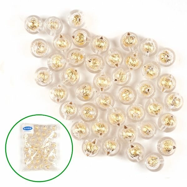 Бусы кошачий глаз золото (100 г)