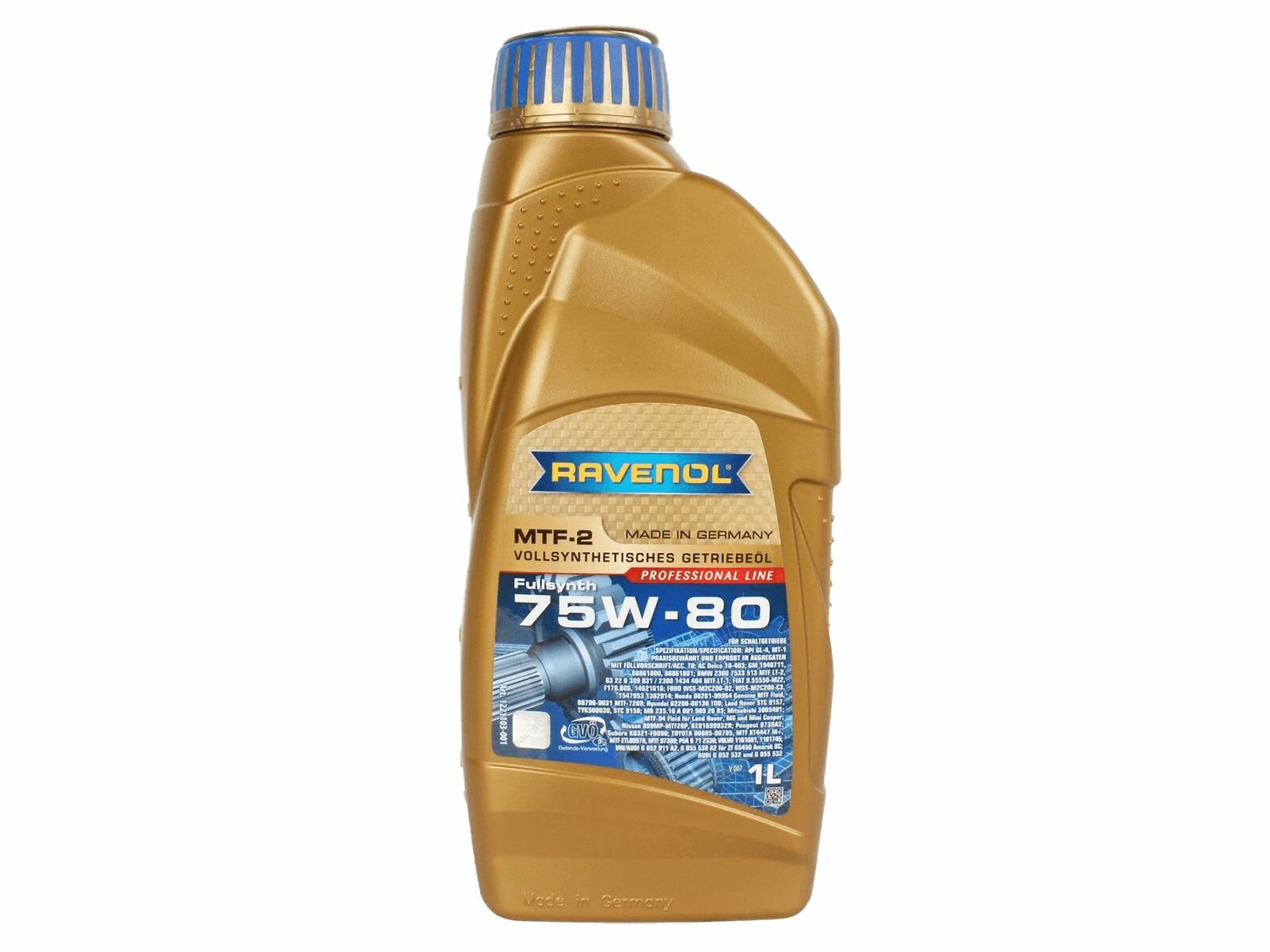 Масло трансмиссионное RAVENOL MTF-2 75W80 1л