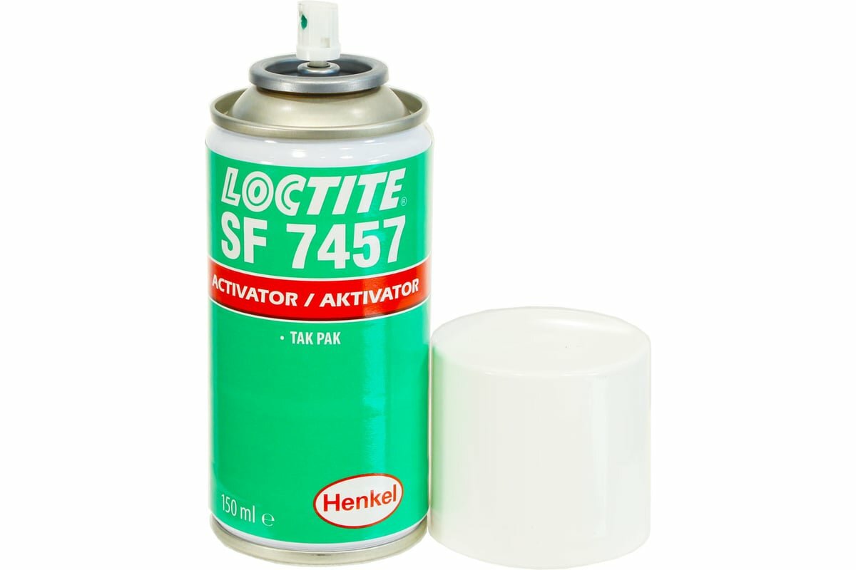 LOCTITE активатор для цианоакрилатов, спрей 7457, 150 мл, 142747, для ремонта