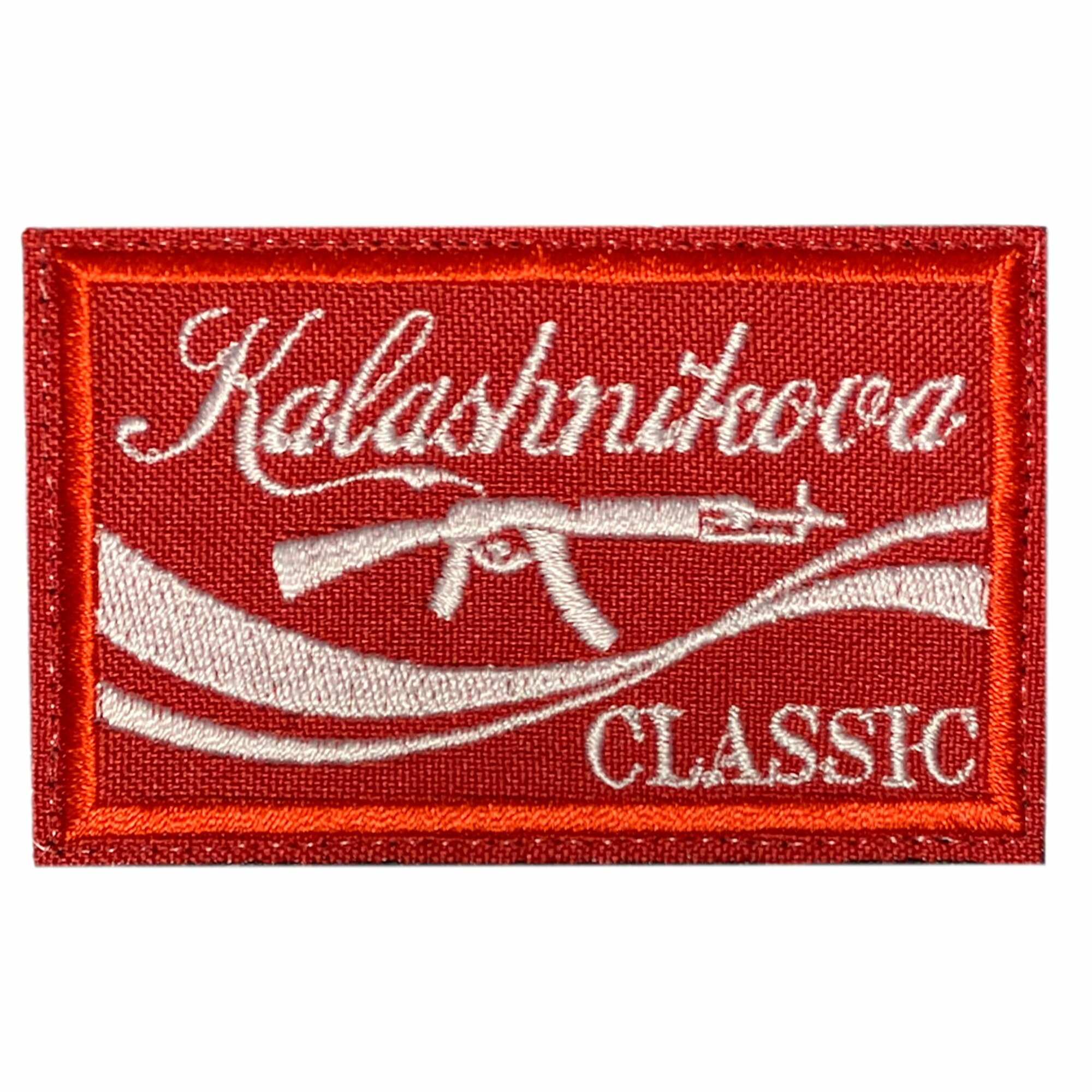 Нашивка, шеврон, патч (patch) на липучке Кола, размер 8*4,3 см