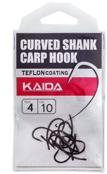 Крючки карповые Kaida BC03 размер 4, в наборе 10шт
