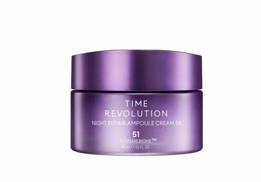 Антивозрастной крем для лифтинга и сияния лица, Missha, Time Revolution Night Repair Ampoule Crea5X, 50 мл