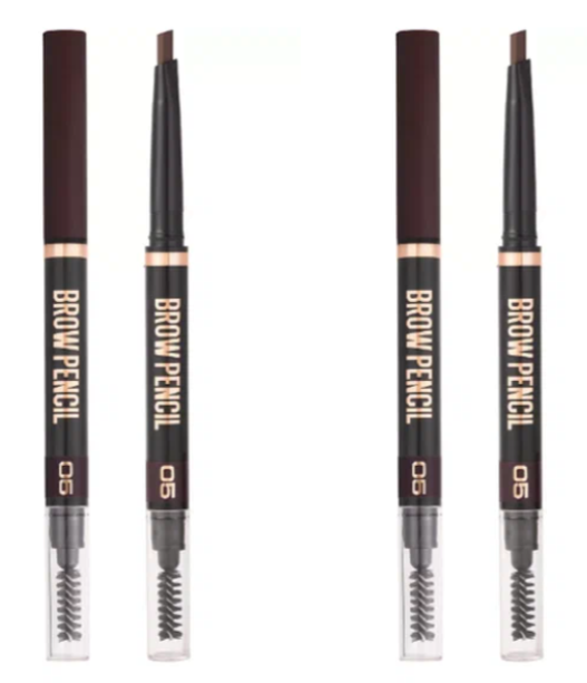 Автоматический карандаш для бровей Stellary Brow sculpting pencil, тон 5, 0.30 г, 2 шт