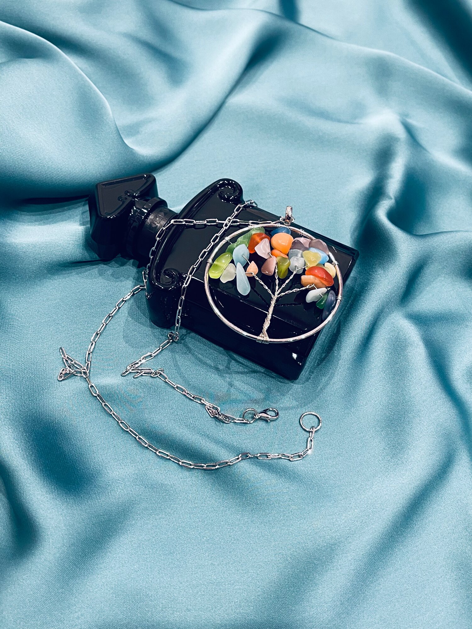 Колье, кварц