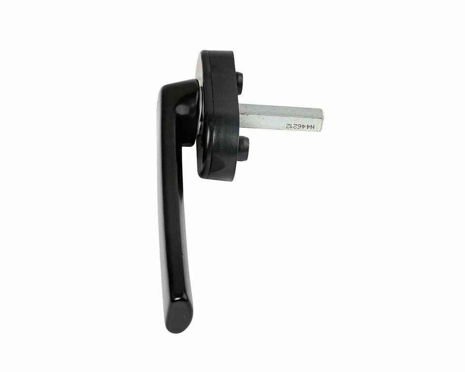 Ручка плоская для Patio Fold с логотипом Roto, 35 мм, фиксация на 90 градусов, цвет R06.2М (черный янтарь матовый)