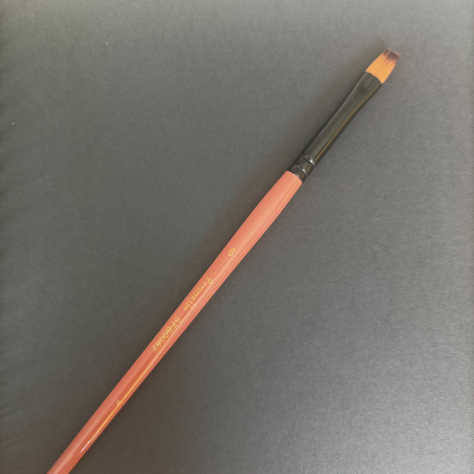 Кисть синтетика Pennelo плоская N 6 короткая ручка