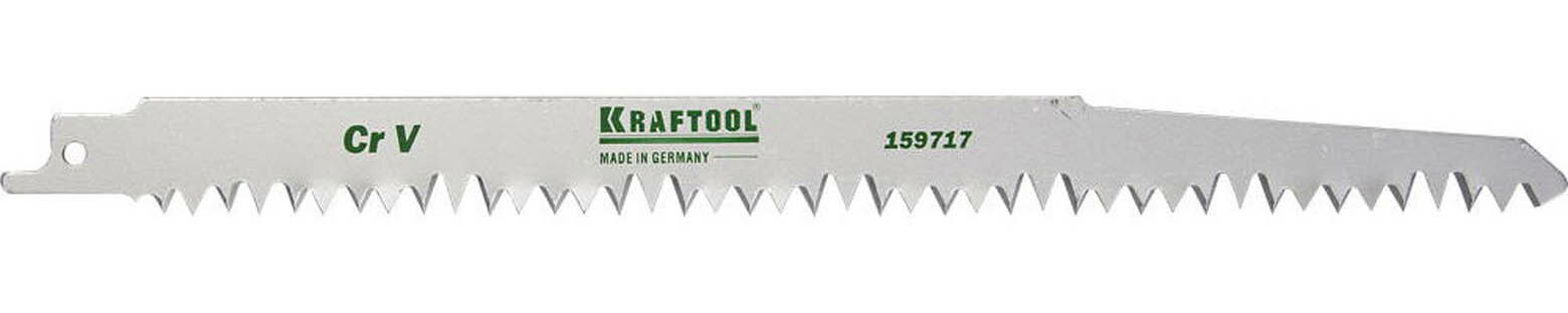Полотно для сабельной пилыпо дереву KRAFTOOL 230мм, шаг 5-6.5мм 159717