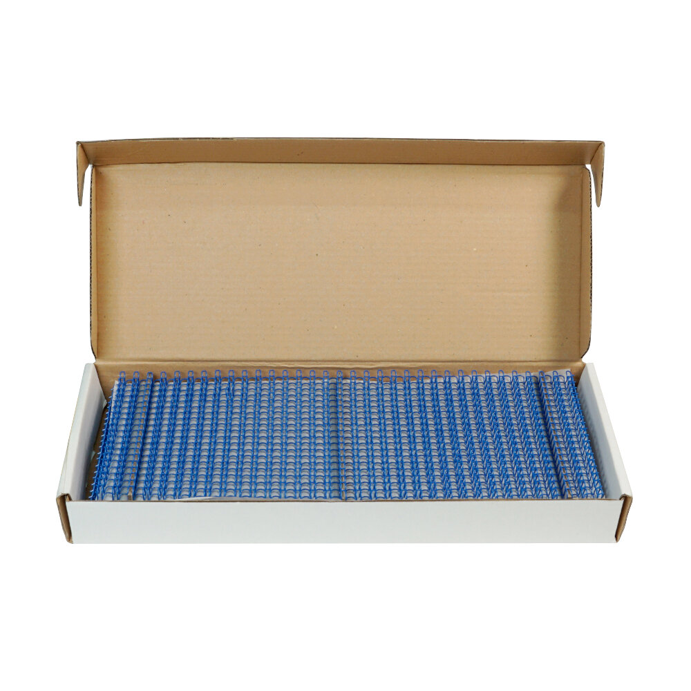 Металлические пружины для переплета 4.8мм 3/16" синие 100шт