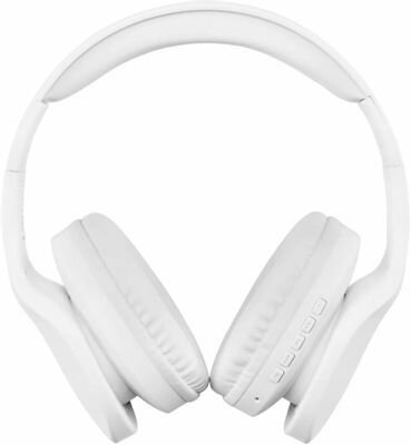 Гарнитура накладные Digma BT-17 белый/белый беспроводные bluetooth оголовье (BT17W)