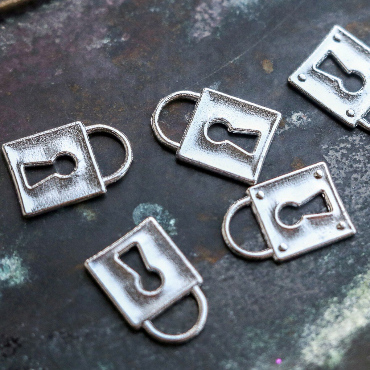 Кулон Подвеска металлическая 25 шт. для рукоделия / браслета / сережек, цвет платина, 15x11x1 мм