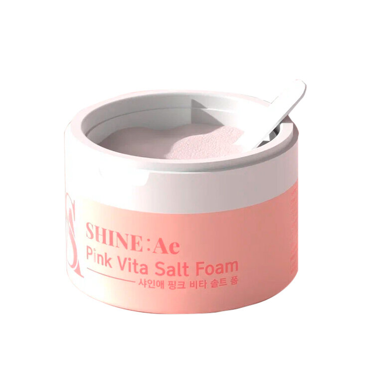 SHINE PH PINK VITA SALT FOAM Скраб для лица и тела с розовой солью 100 гр