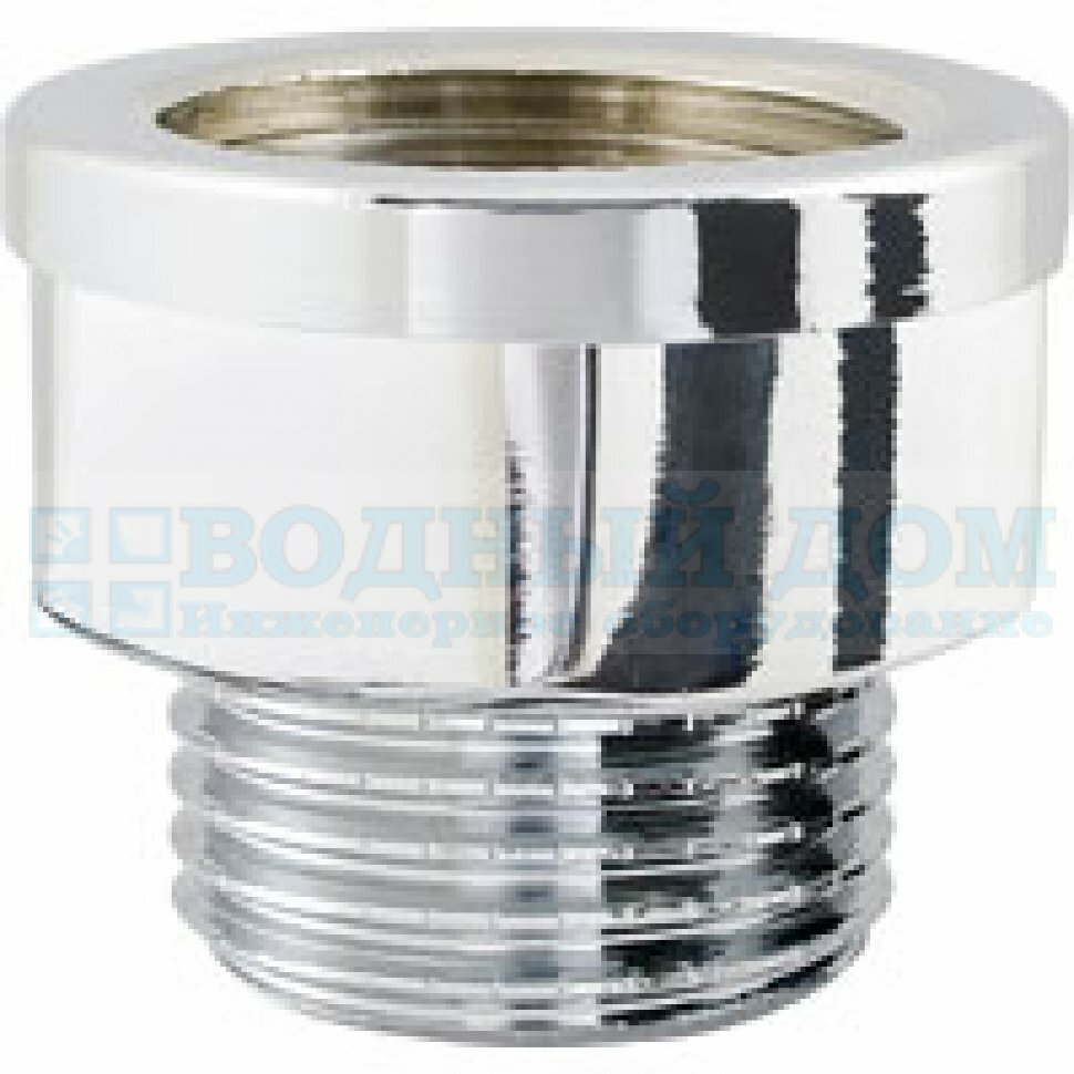 Переходник 1х3/4 дюйма хромированный