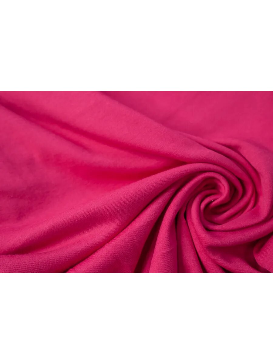 Ткань Трикотаж интерлок фуксия 1 метр
