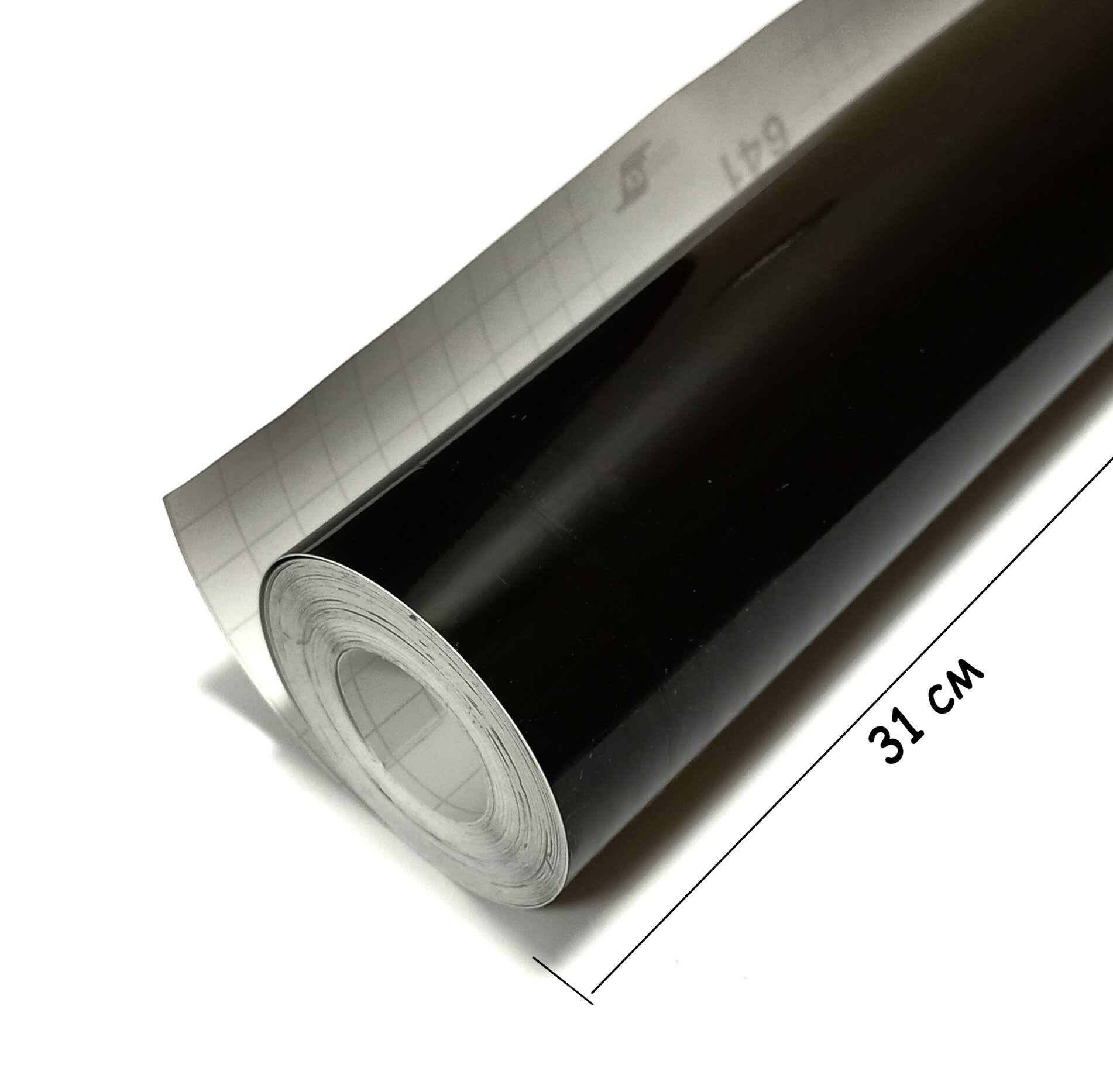 Самоклеящаяся пленка Oracal 641, цвет 070G (31см х 1м) глянцевая Черная