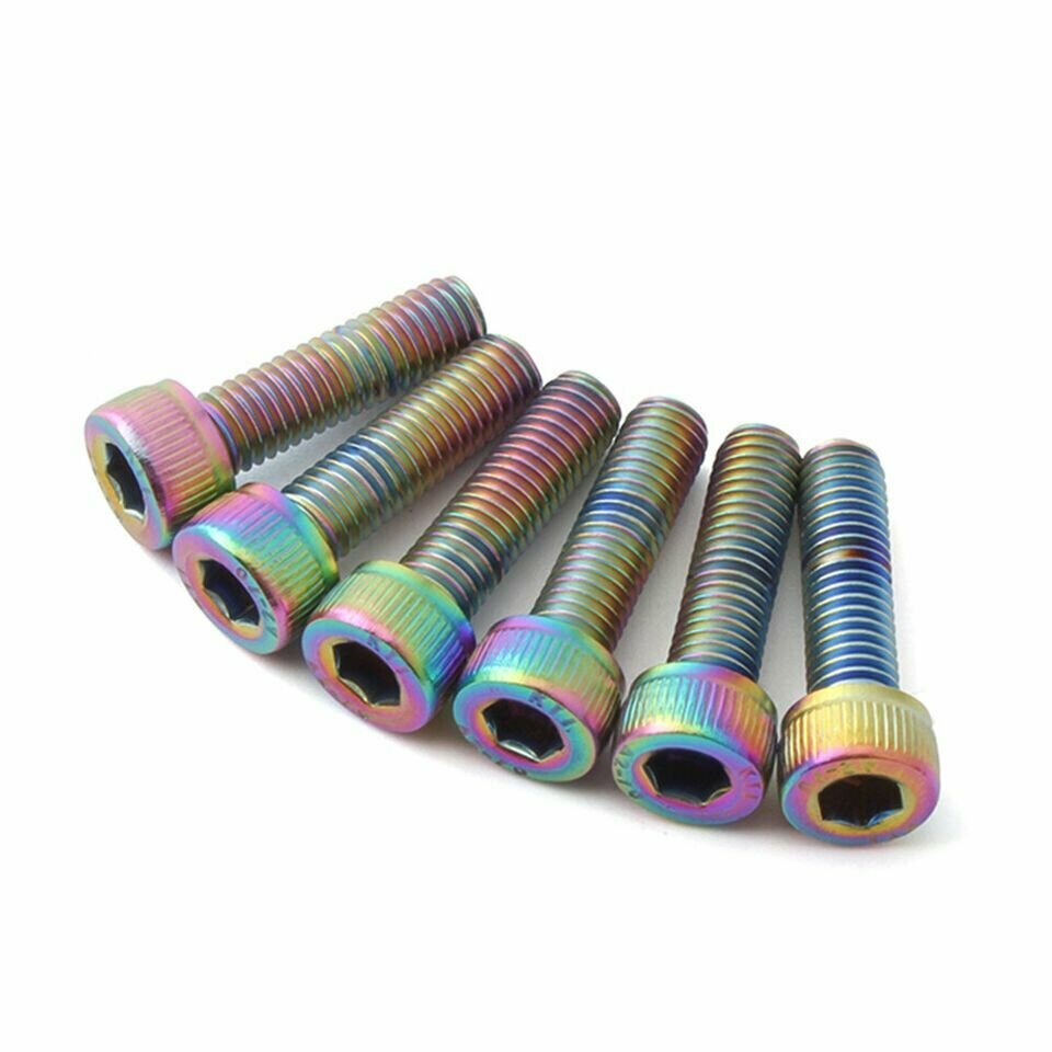Болты М5х18мм Energy для выноса велосипеда, 6 шт Oil slick