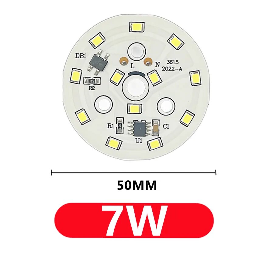 Светодиодный чип 7W Warm white