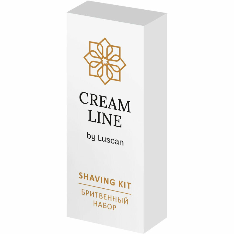 Набор бритвенный Luscan Cream Line картон,200шт, 1921140